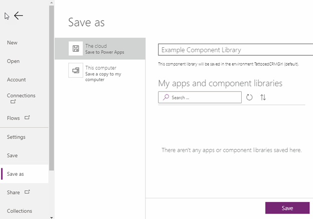 Power Apps: Adding the Component Library to a Solution – Mx Em D'Arcy