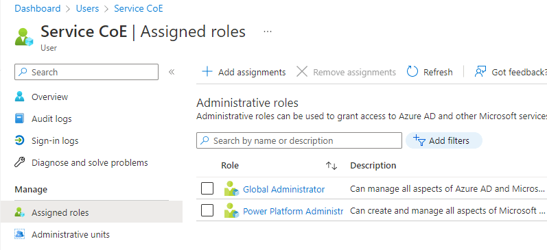 🧰 Setting up the CoE Starter Kit Part One: Get your Service User Ready ...